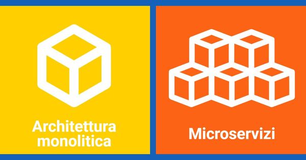 Architettura monolitica e microservizi a confronto